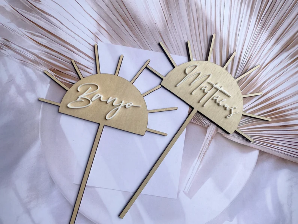 First Lap Around the Sun Cake Topper – Creating Monkies